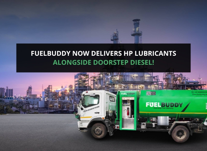 FuelBuddy Now Delivers HP Lubricants Alongside Doorstep Diesel! - Fuelbuddy